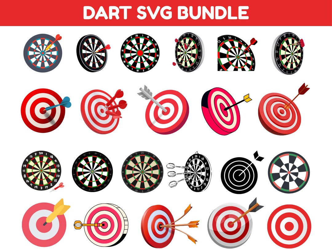 Dart Svg Bundle,dart Cut Files Cricut,dartboard Svg,dart Png,dart ...