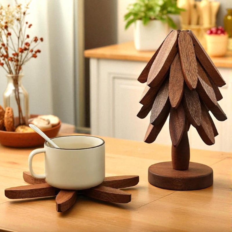 Wooden Tree Trivet - Etsy