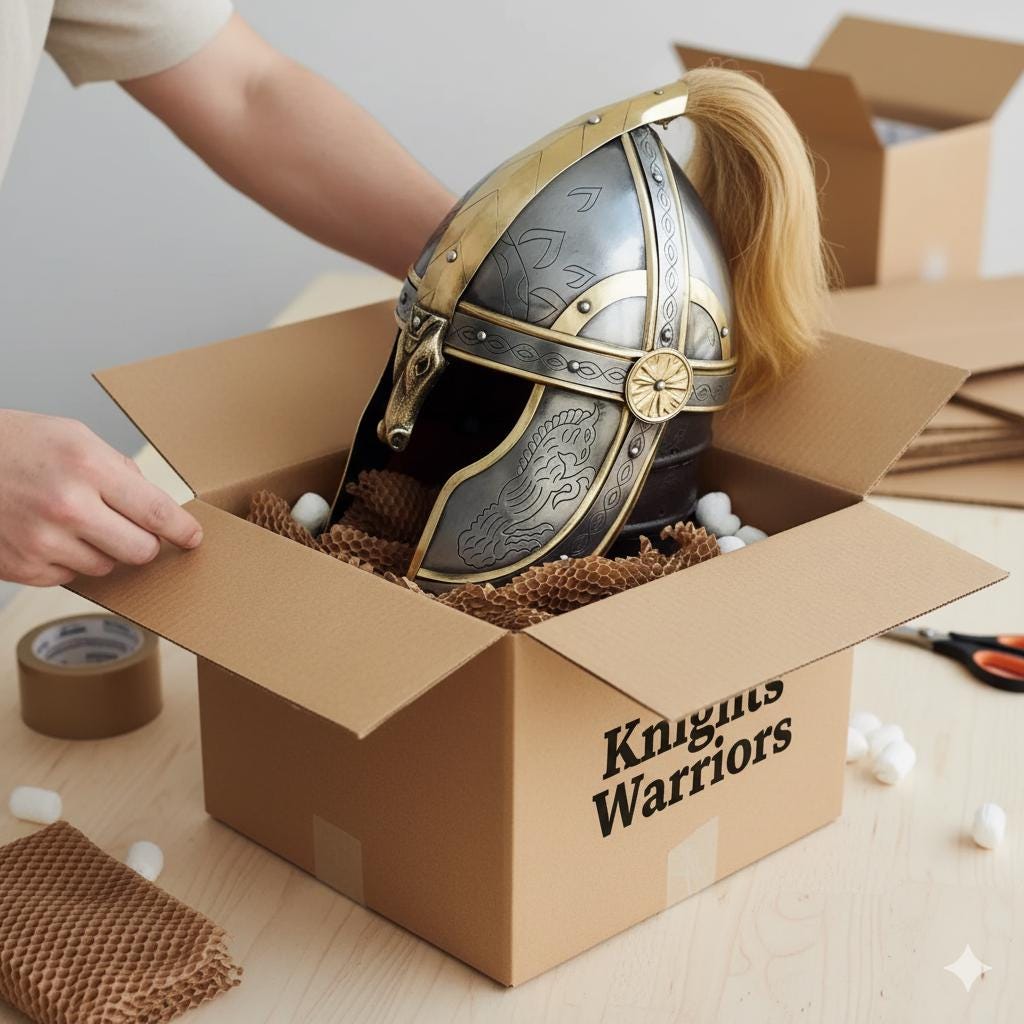 Medieval Horse Rider Helmet Replica, Eomer’s Marshall Helmet, Viking ...