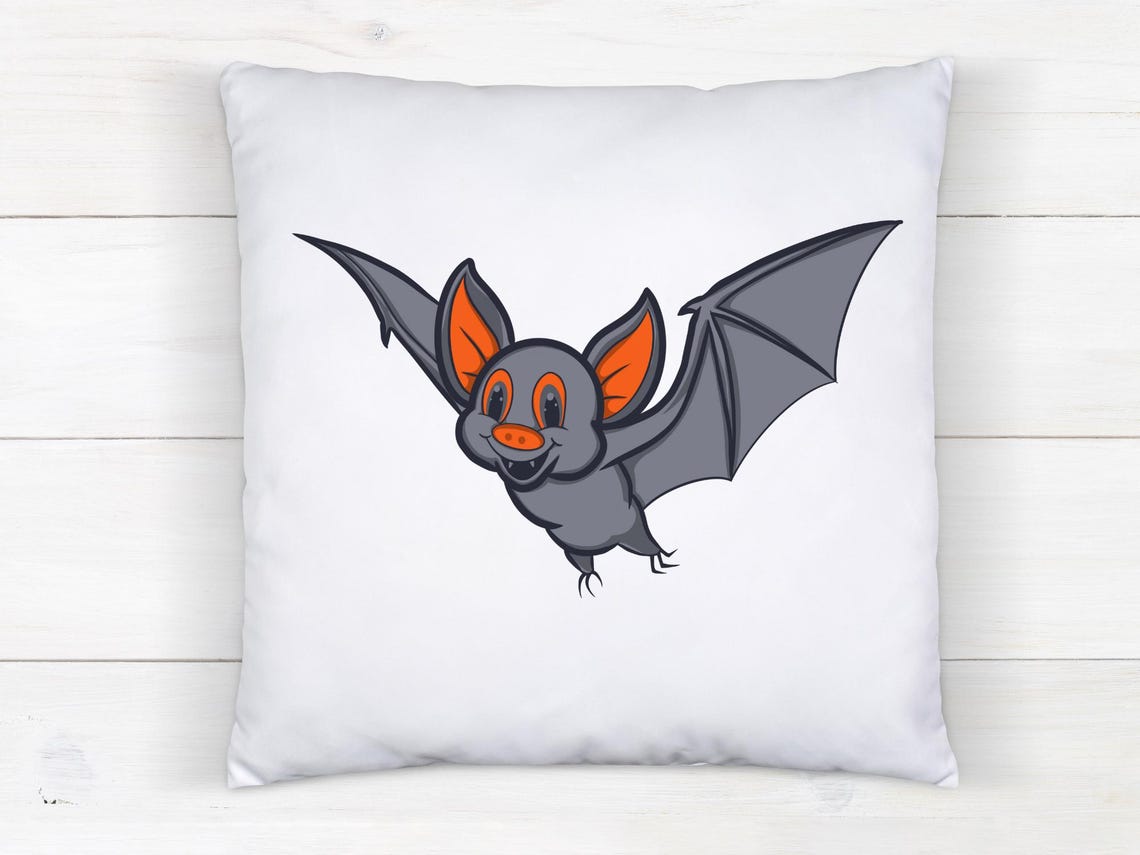 Cute Bat Clipart Bundle – Kawaii Witch Bats, Funny Spooky Owls & Pngs ...