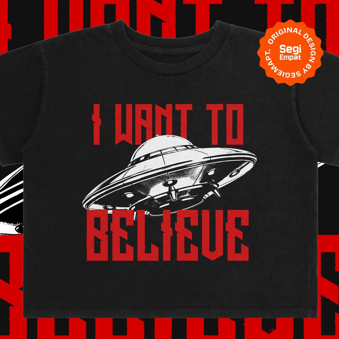 Y2K UFO Retro Futuristic Graphic T-shirt Design | Streetwear PNG for ...