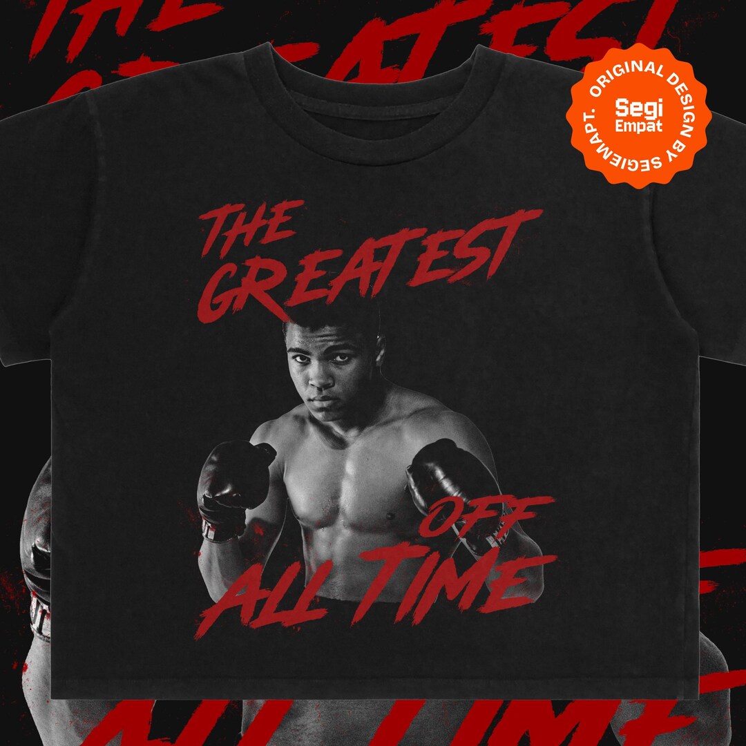 Retro Muhammad Ali T-shirt Design | the Greatest Vintage Boxing ...