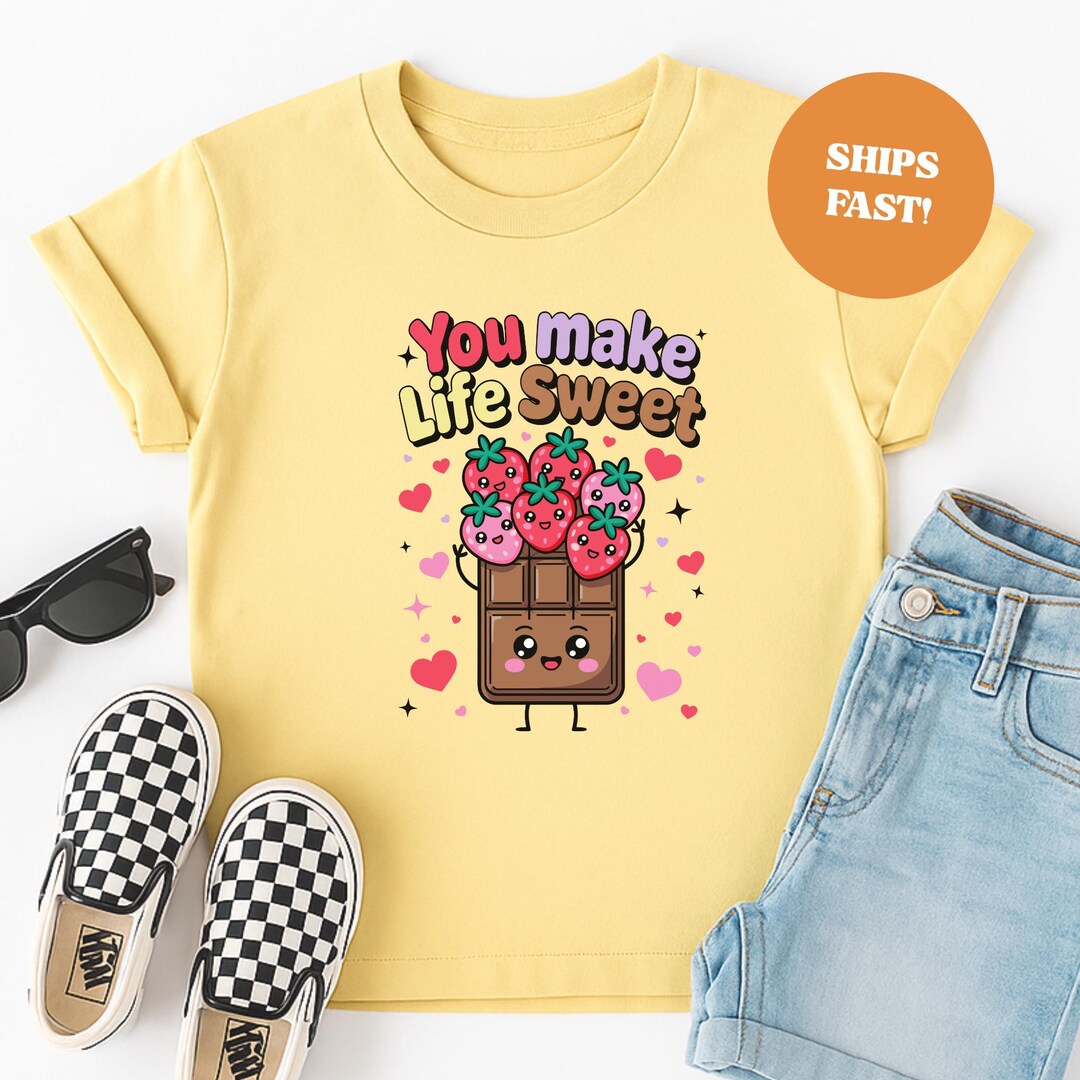 You Make Life Sweet Kawaii Shirt, Kids Tee - Etsy