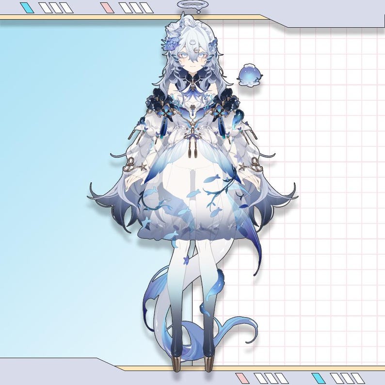 Premade Live2d Vtuber Model: Ready to Use, Vtubestudio Compatible - Etsy