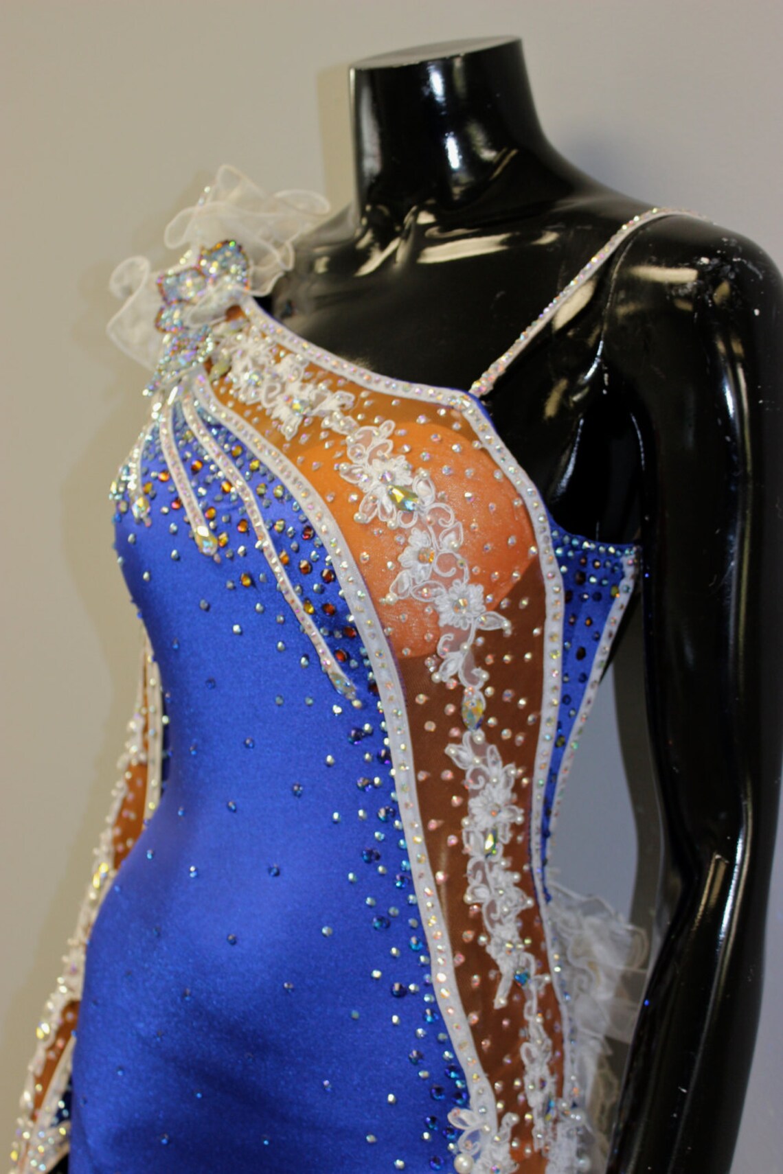 Royal Blue Ballroom Dance Dress Dance Smooth Dress - Etsy