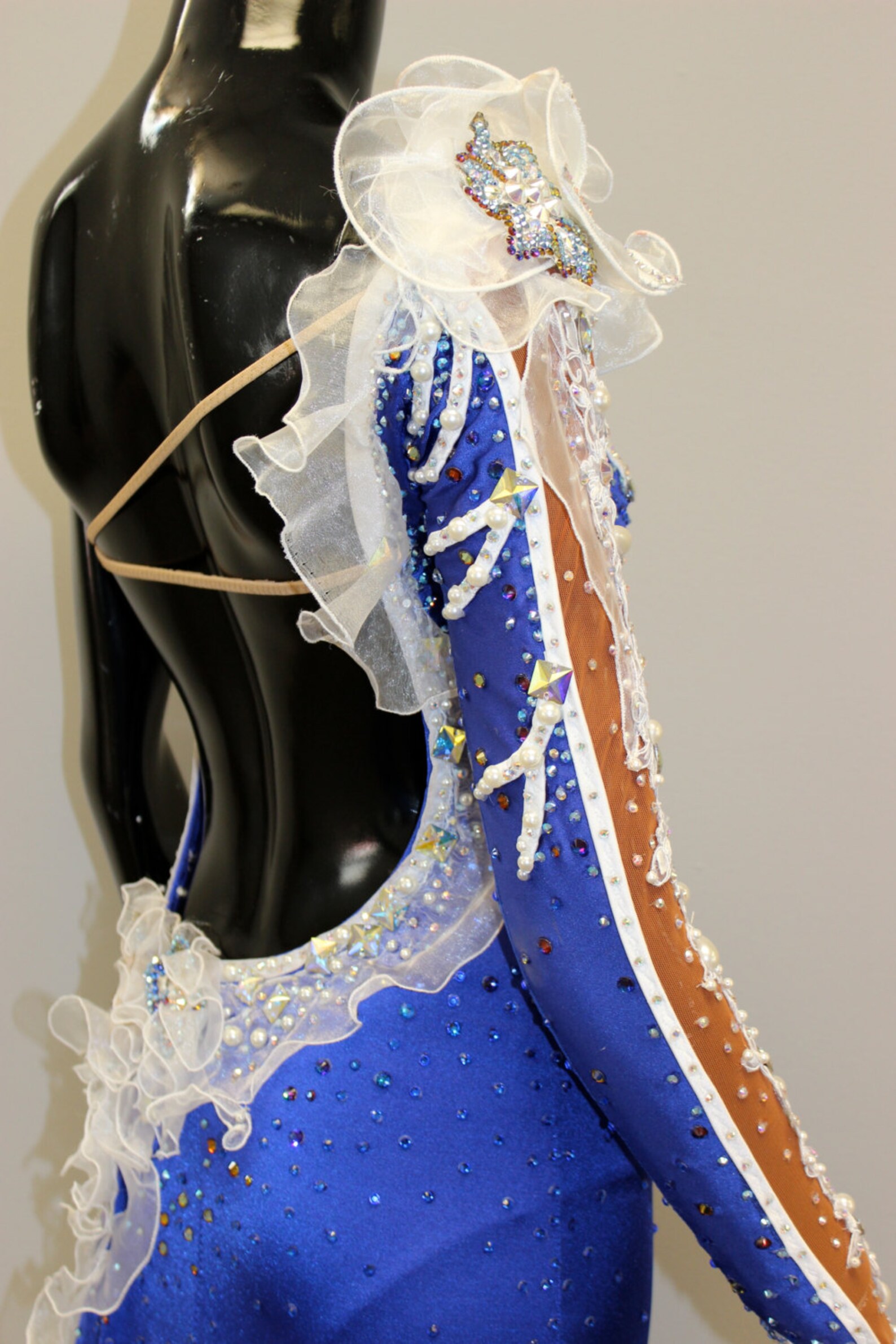 Royal Blue Ballroom Dance Dress Dance Smooth Dress - Etsy