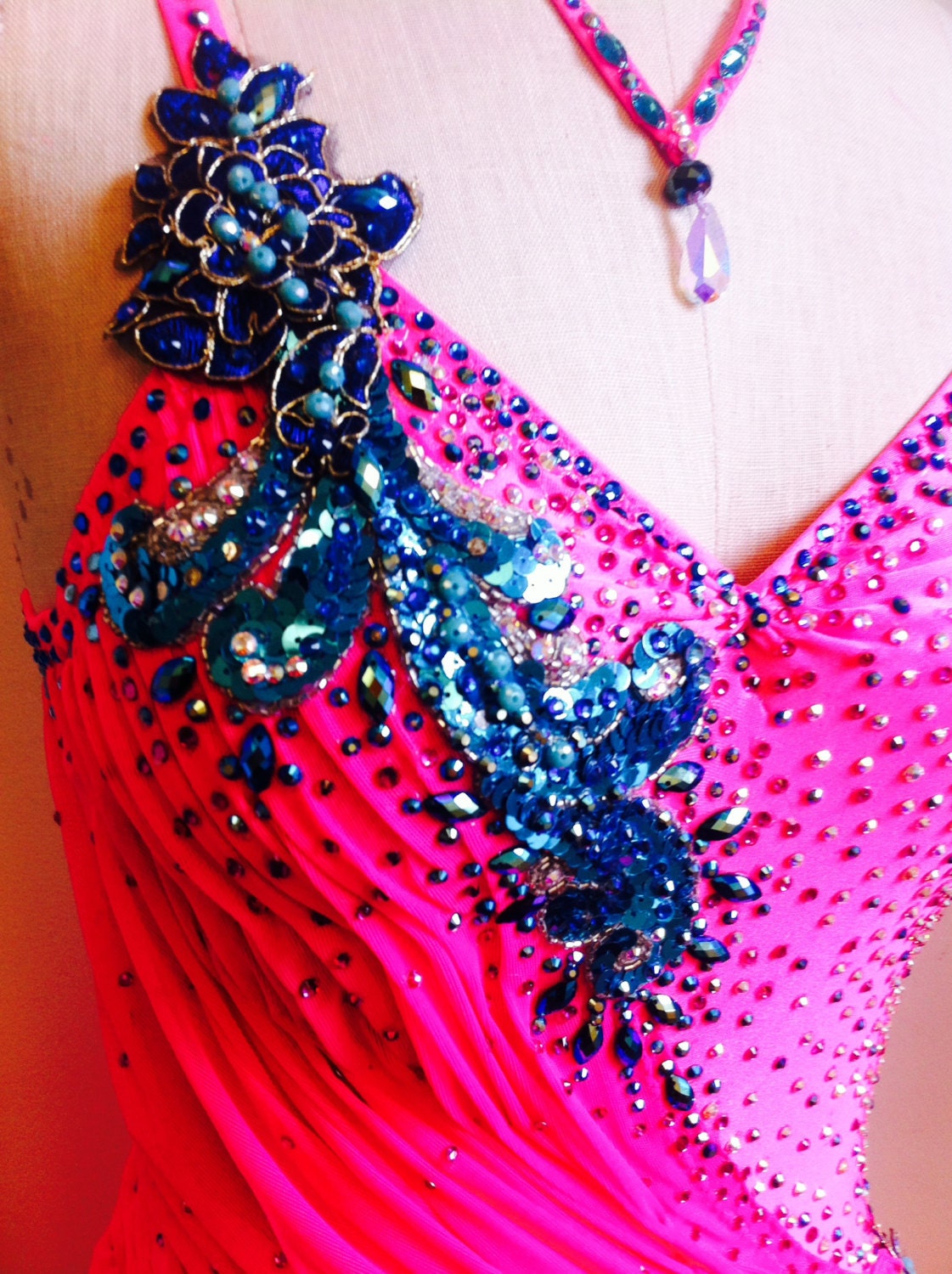 Pink Latin Dance Dress Latin Dance Dresses Dance Dress Pink - Etsy