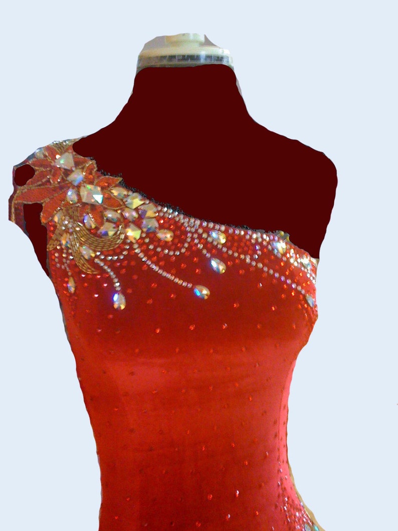 Red Dance Dress Latin Dance Latin Dresses Red Dance Dresses - Etsy Sweden