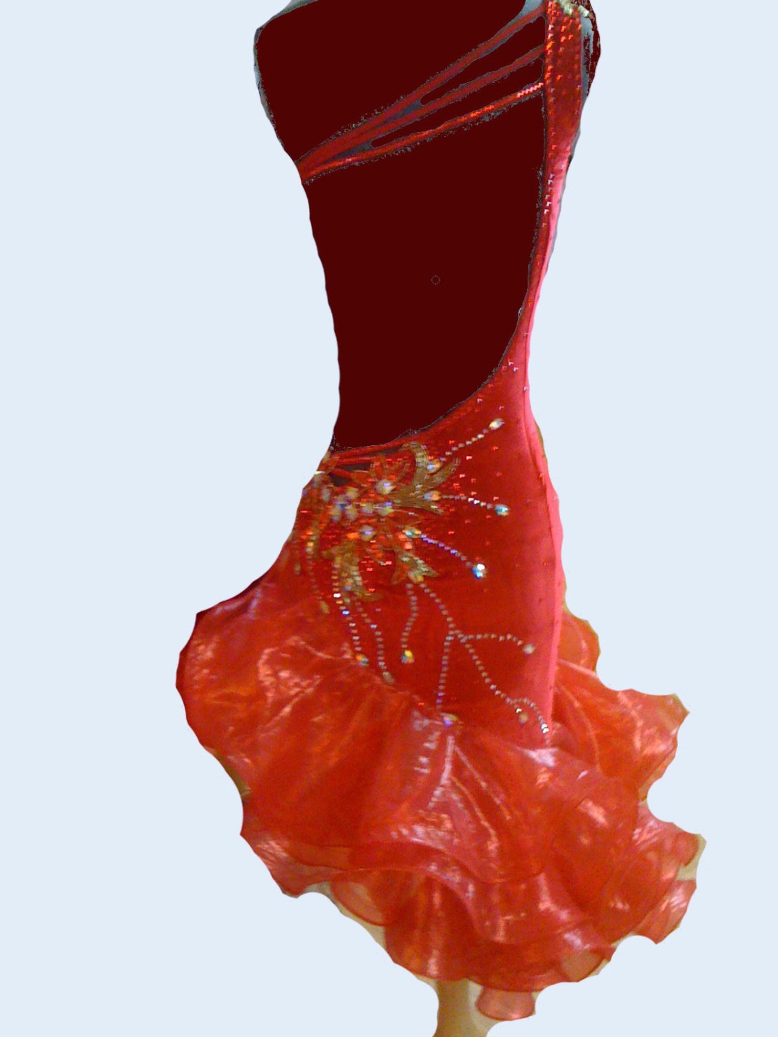 Red Dance Dress Latin Dance Latin Dresses Red Dance Dresses - Etsy
