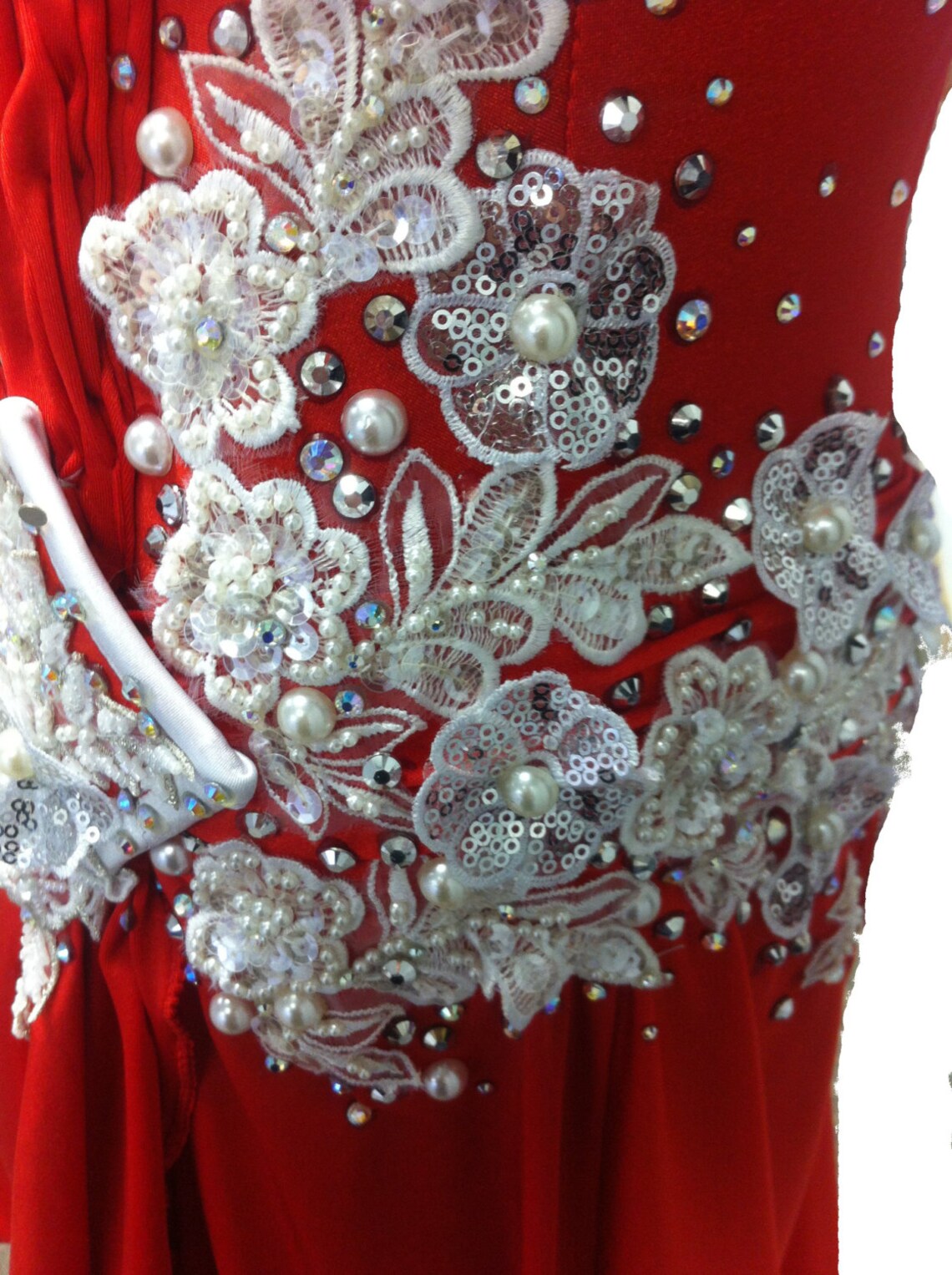 Red Ballroom Dance Dresses Red Dance Dress for Smooth Dance - Etsy