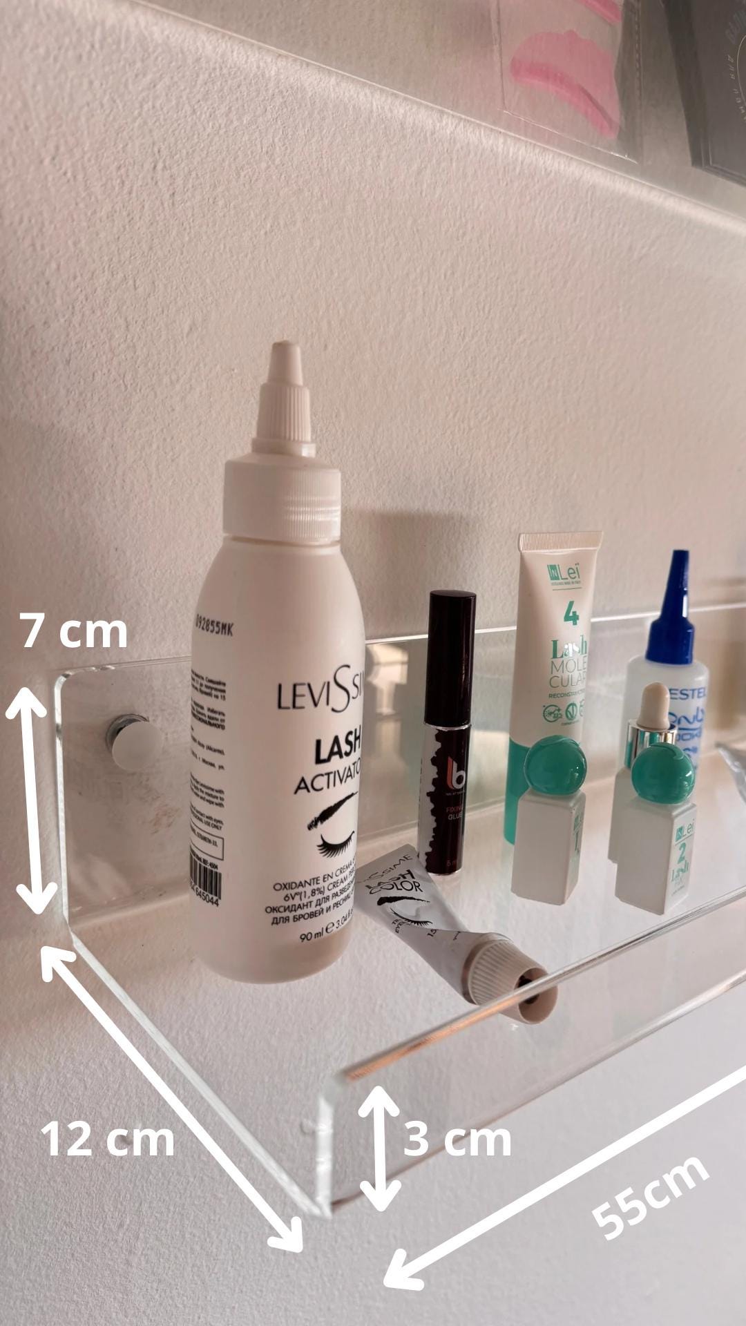 1 Piece. Floating Shelf for Home and Office. for a Clinic or Salon ...