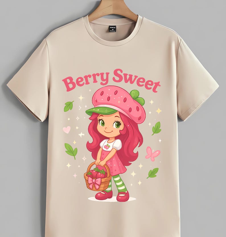 Paquete de más de 60 imágenes PNG y SVG de pastelitos de fresa retro ...