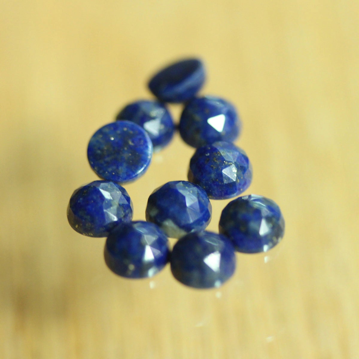 6mm Fancy Rose Cut Lapis Lazuli 1 Cab | Etsy