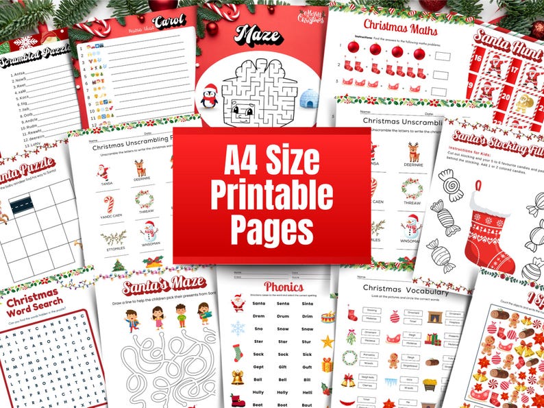 Christmas Activities Bundle | Christmas Activity Pack | Christmas ...