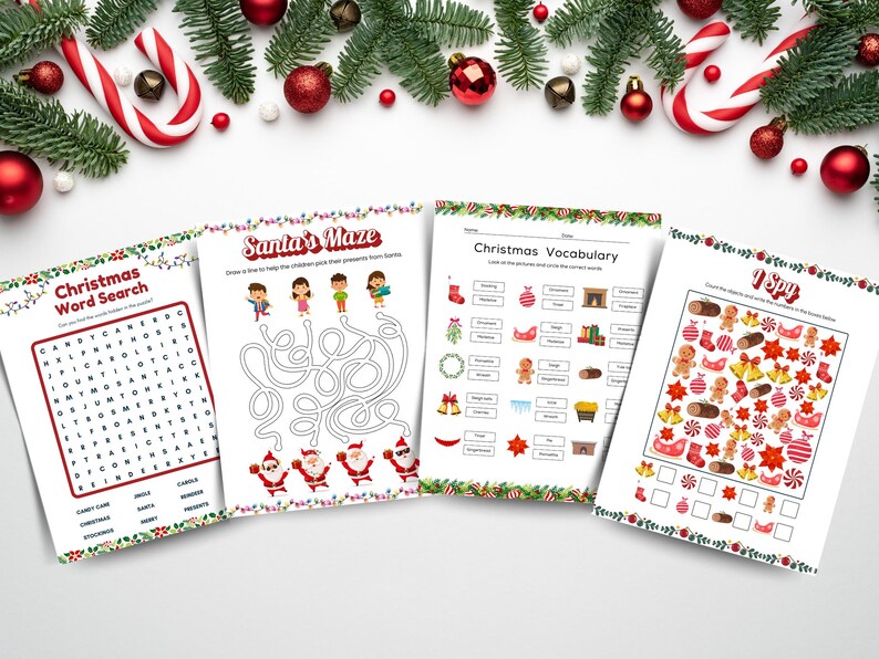 Christmas Activities Bundle | Christmas Activity Pack | Christmas ...