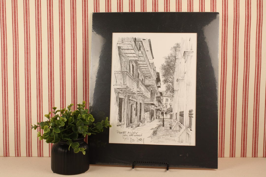 Don Davey “pirates Alley” — Vintage New Orleans Print (unframed ...