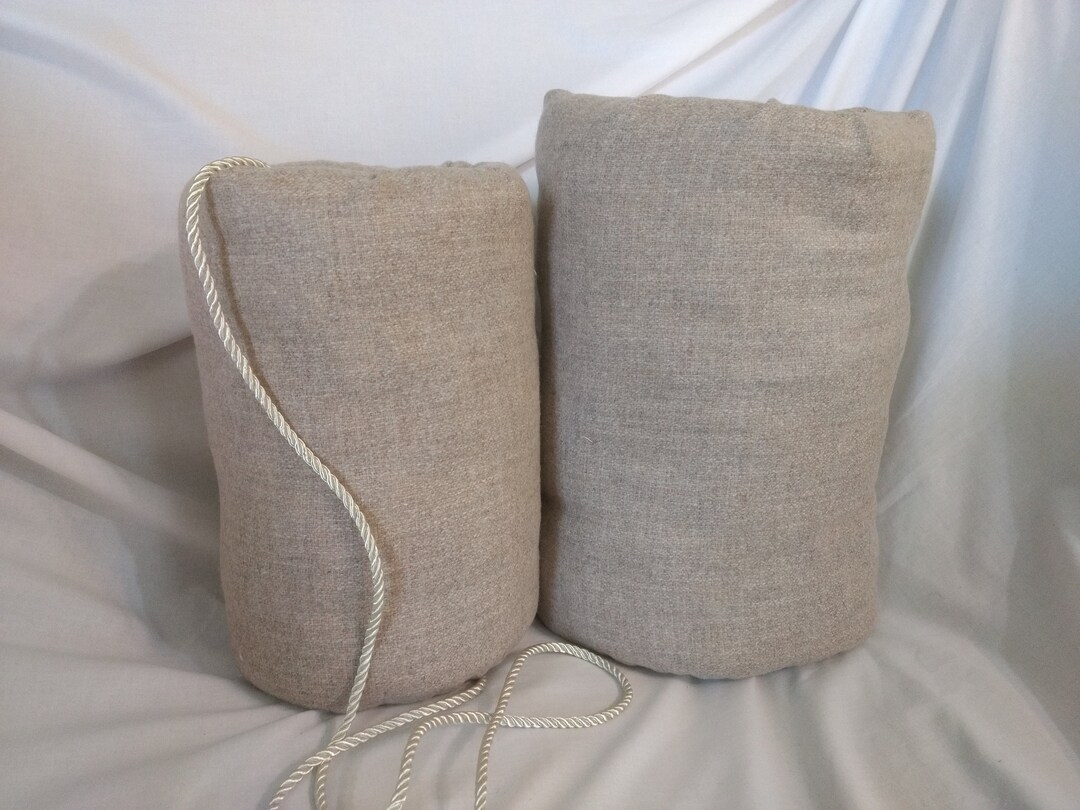 Beige Wool Muff Two Sizes FREE SHIPPING - Etsy
