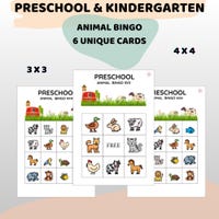 Zoo Bingo, 30 Printable Zoo Bingo Cards, Animal Bingo, Zoo Party Game ...