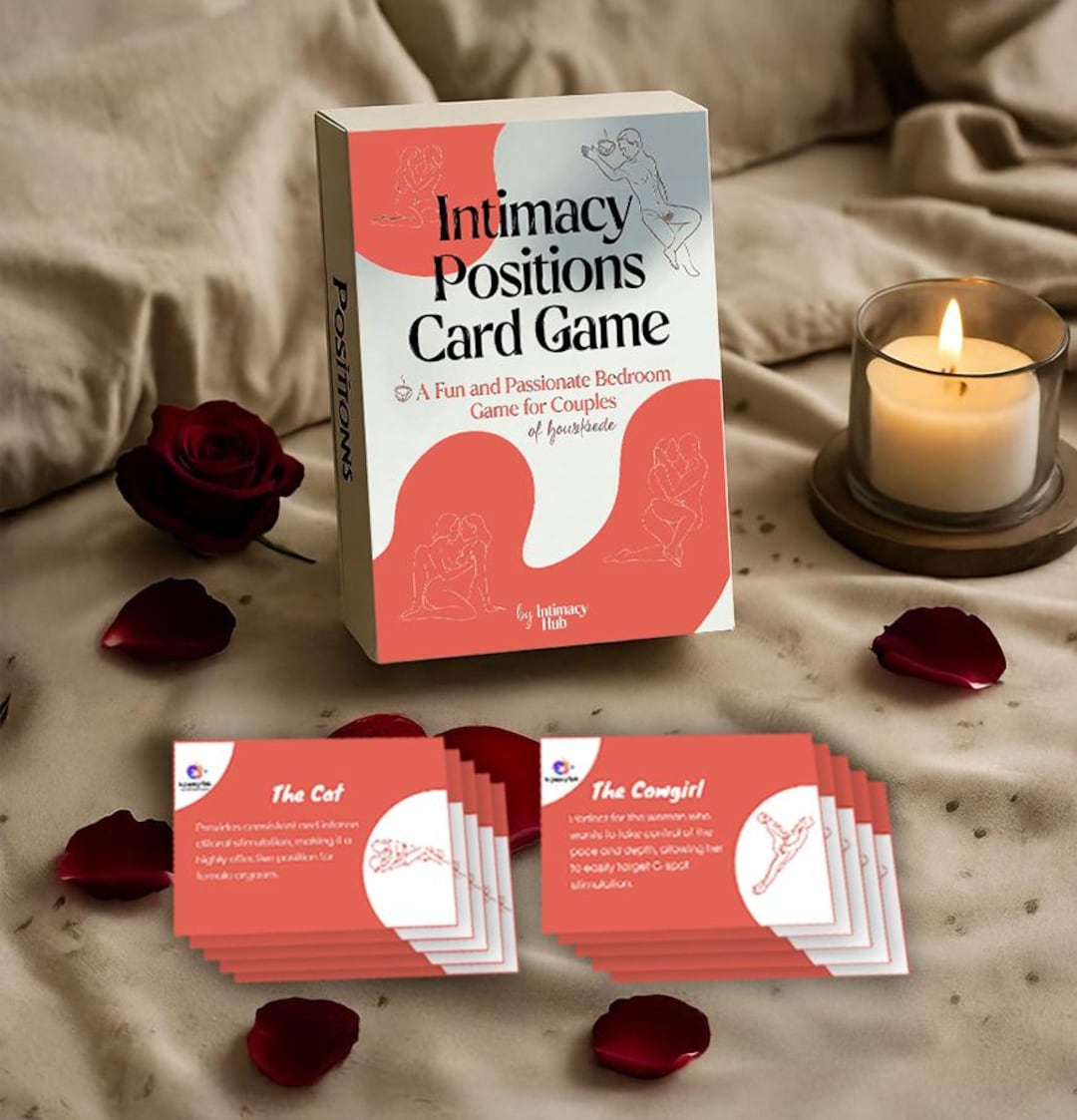 Intimacy Positions Card Game | Romantic Couples, Bedroom Fun (digital ...