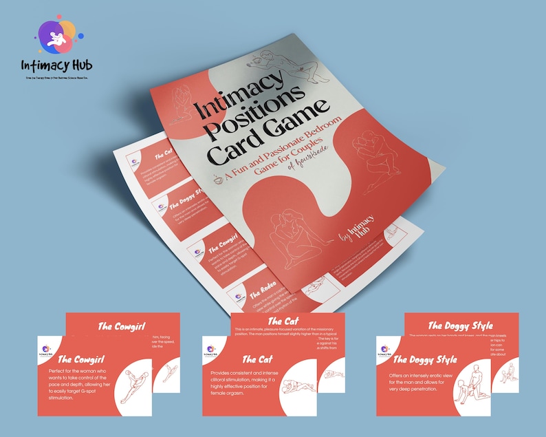 Intimacy Positions Card Game | Romantic Couples, Bedroom Fun (digital ...