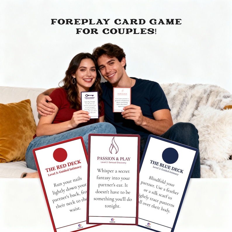 Intimacy Card Game for Couples | Date Night, Foreplay (digital Download ...