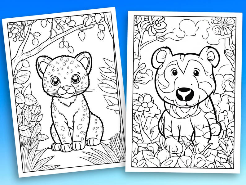 Famous Animal Coloring Pages for Kids, Fun and Screen-free Printables ...