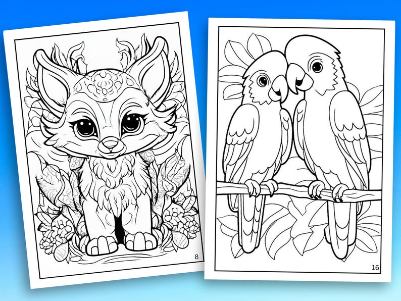 Famous Animal Coloring Pages for Kids, Fun and Screen-free Printables ...