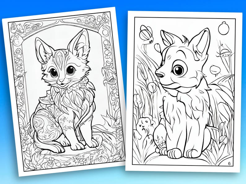Famous Animal Coloring Pages for Kids, Fun and Screen-free Printables ...