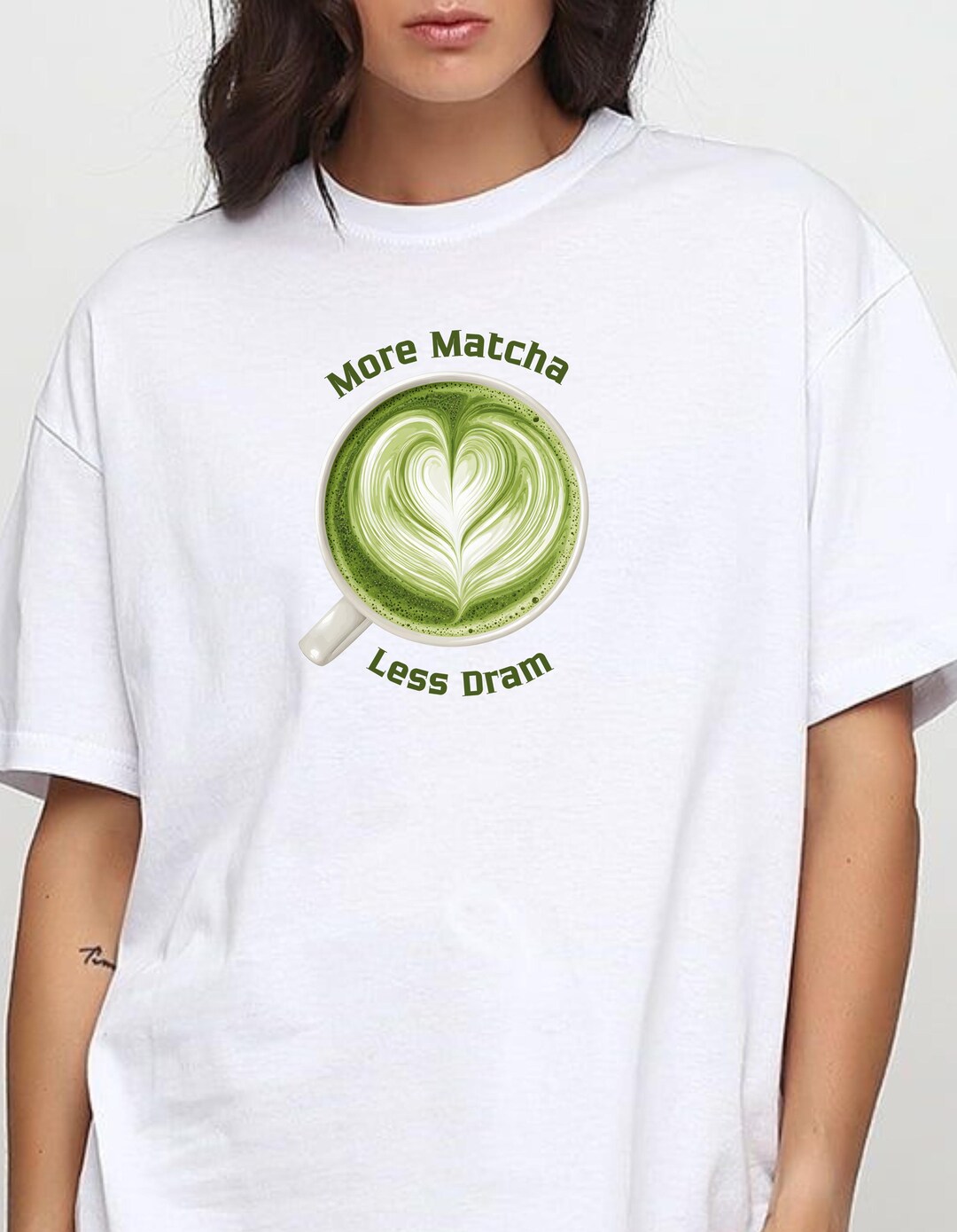 Matcha Shirt | More Matcha Less Drama Shirt | Matcha Lover T-shirt ...