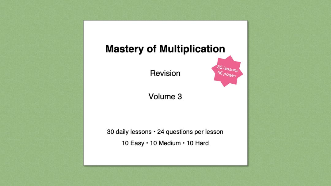Revise the Times Tables | Volume 3 | 6-week Course | KS2 Multiplication ...