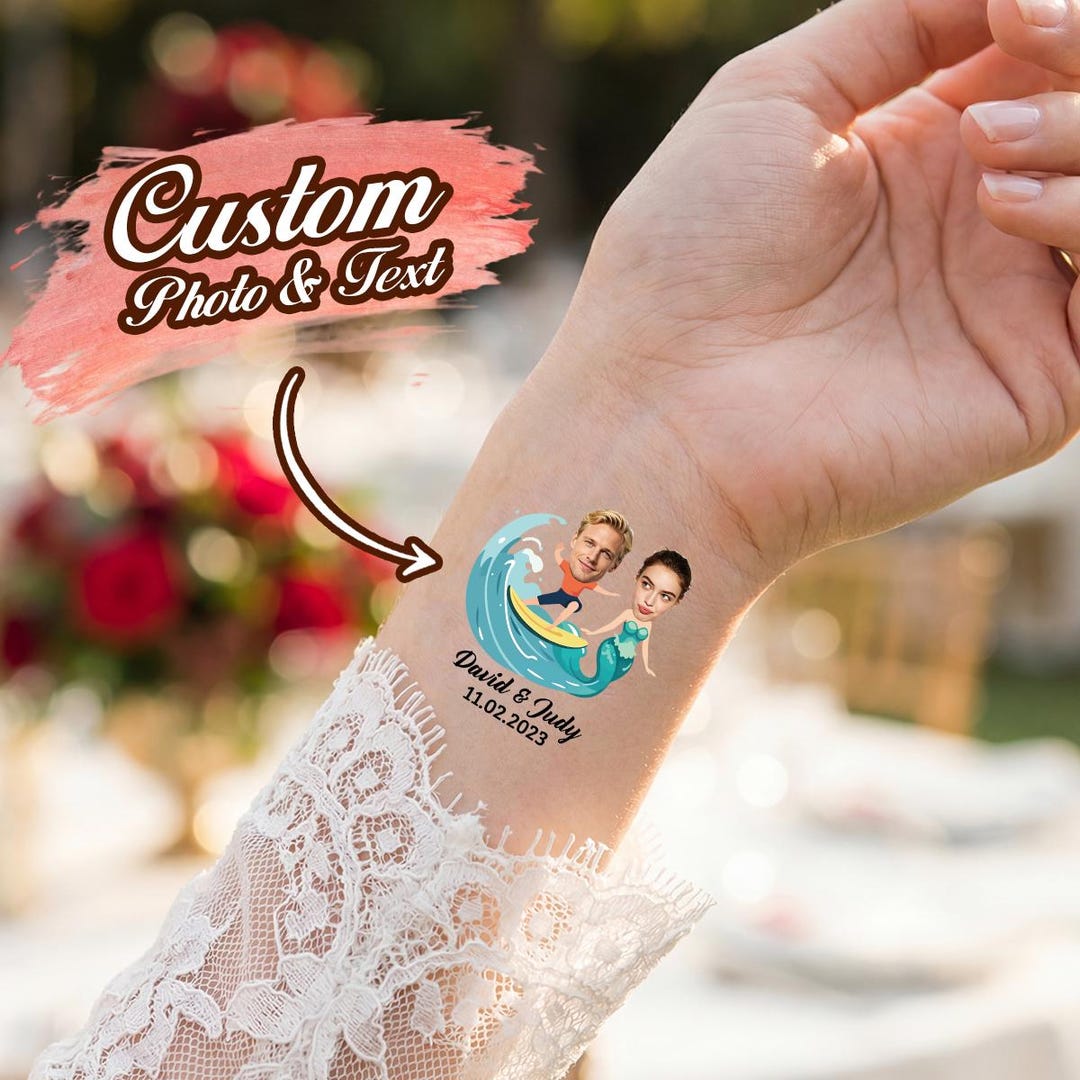 Personalized Logo Temporary Tattoos | Custom Photo Tattoo Stickers With ...