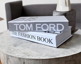 Decorative Tom Ford 002 White Openable Luxury Book Box, Book Box ...