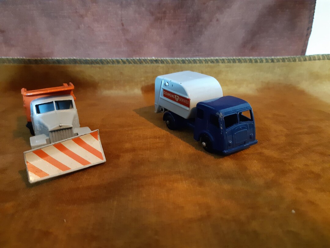 Matchbox Cars From the 60s/70s Garbage Truck and Shovel Truck - Etsy