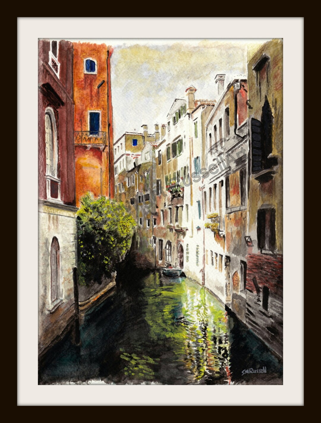 Venice Reflections LARGE A4 A3 or A2 Limited Edition Art - Etsy