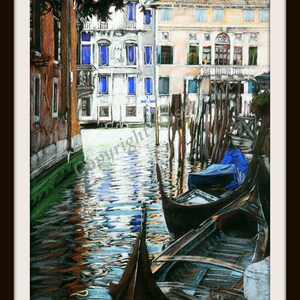 Venice A4 A3 or A2 Size Limited Edition Art Print of Italy Italian ...
