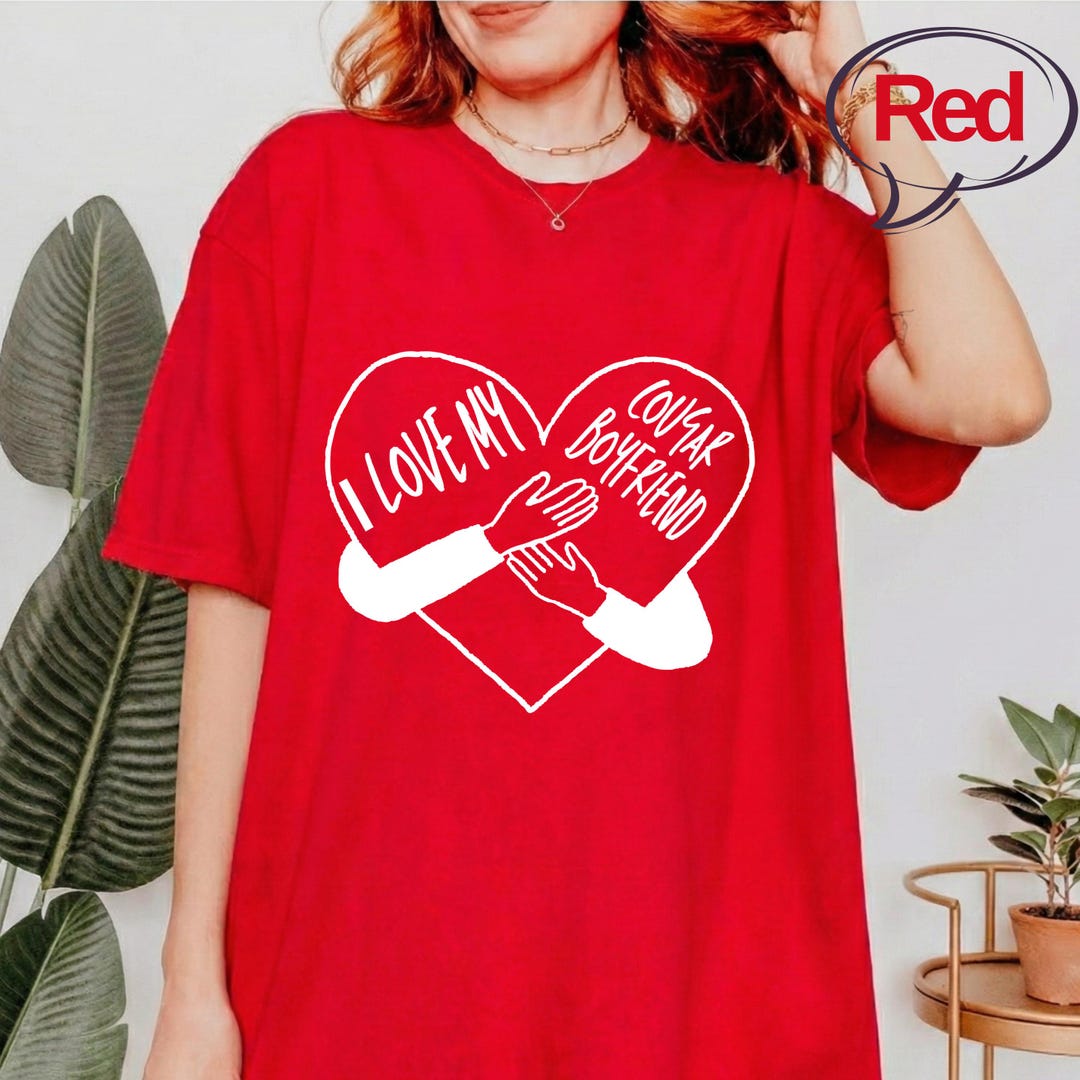 Comfort Colors I Love My Cougar Boyfriend Shirt - Etsy
