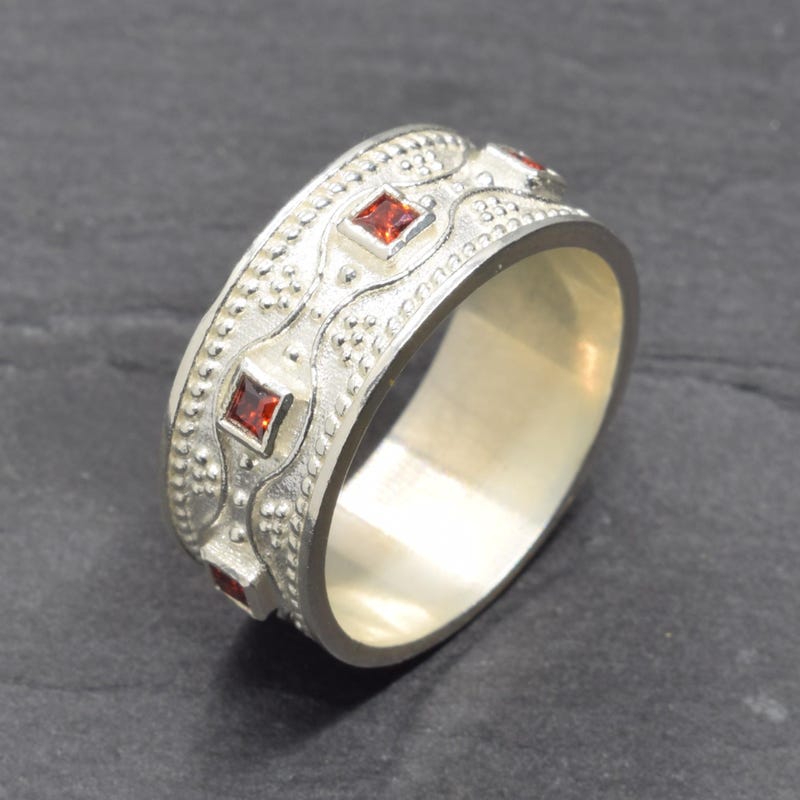 Princess Cut Bezel Chunky - Etsy