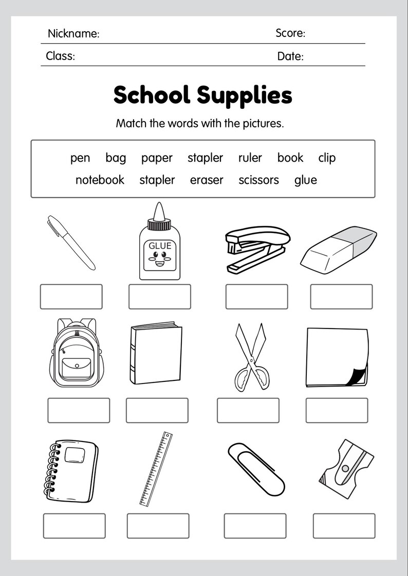 Printable Toddler Worksheets, Kindergarten Learning Bundle,alphabet ...