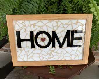 Mosaic Welcome Sign - Etsy