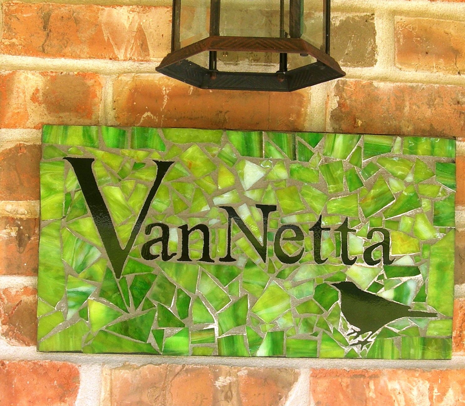 Custom Mosaic Signs House Number, Name, Welcome, Established - Etsy