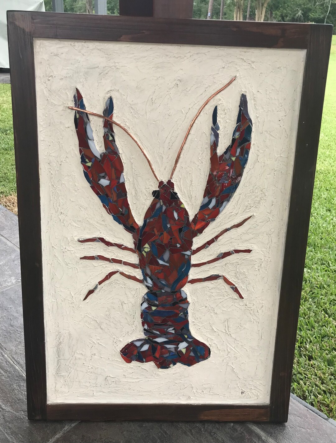 Louisiana Art Southern Art Mosaic Crawfish Wall Art Coastal Art Decor ...