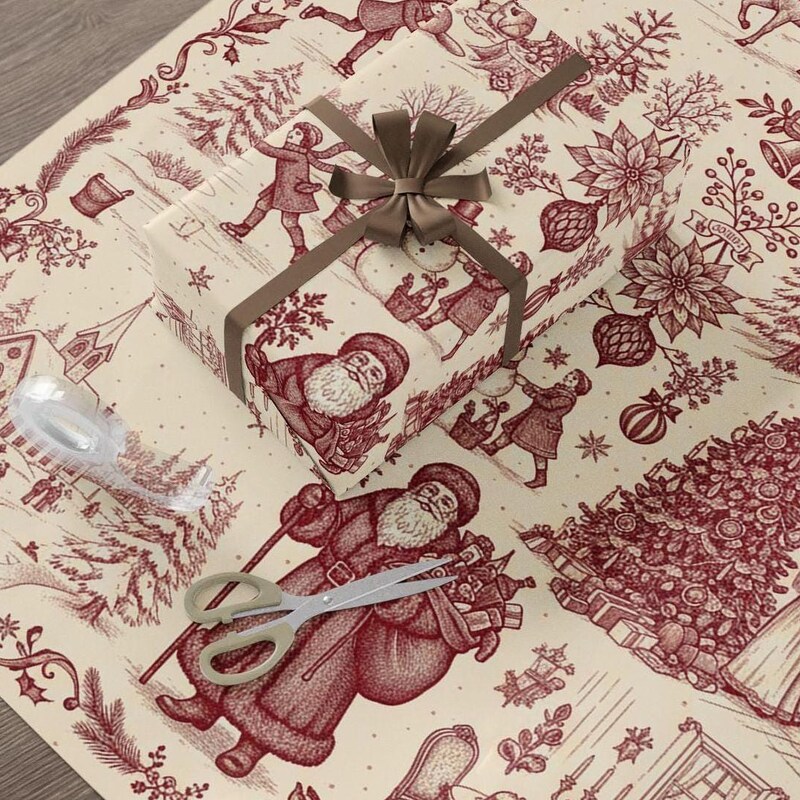 Toile Wrapping Paper - Etsy UK