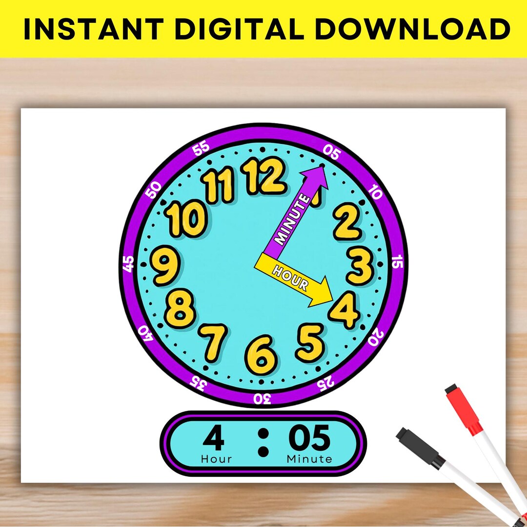 Reading Time Printable PDF, Toddler Busy Book, Preschool Learning ...