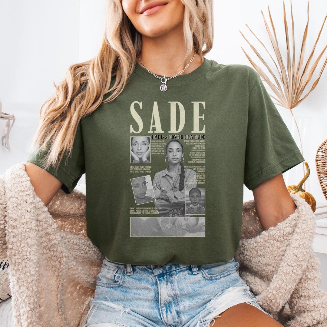 Sade Shirt, the Best of Sade Merch Shirt, Sade Fashion Tee, Love Deluxe ...