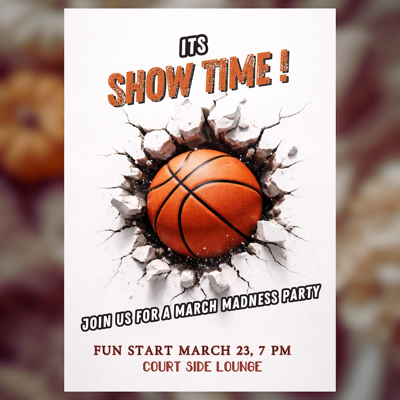 March Madness Invitations - Etsy