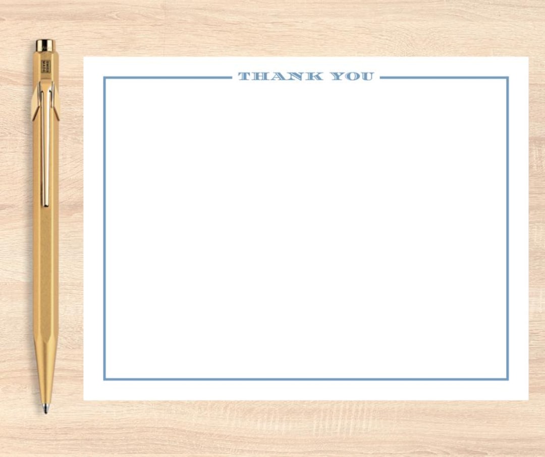 Thank You Notecards, Custom Stationery Gift - Etsy