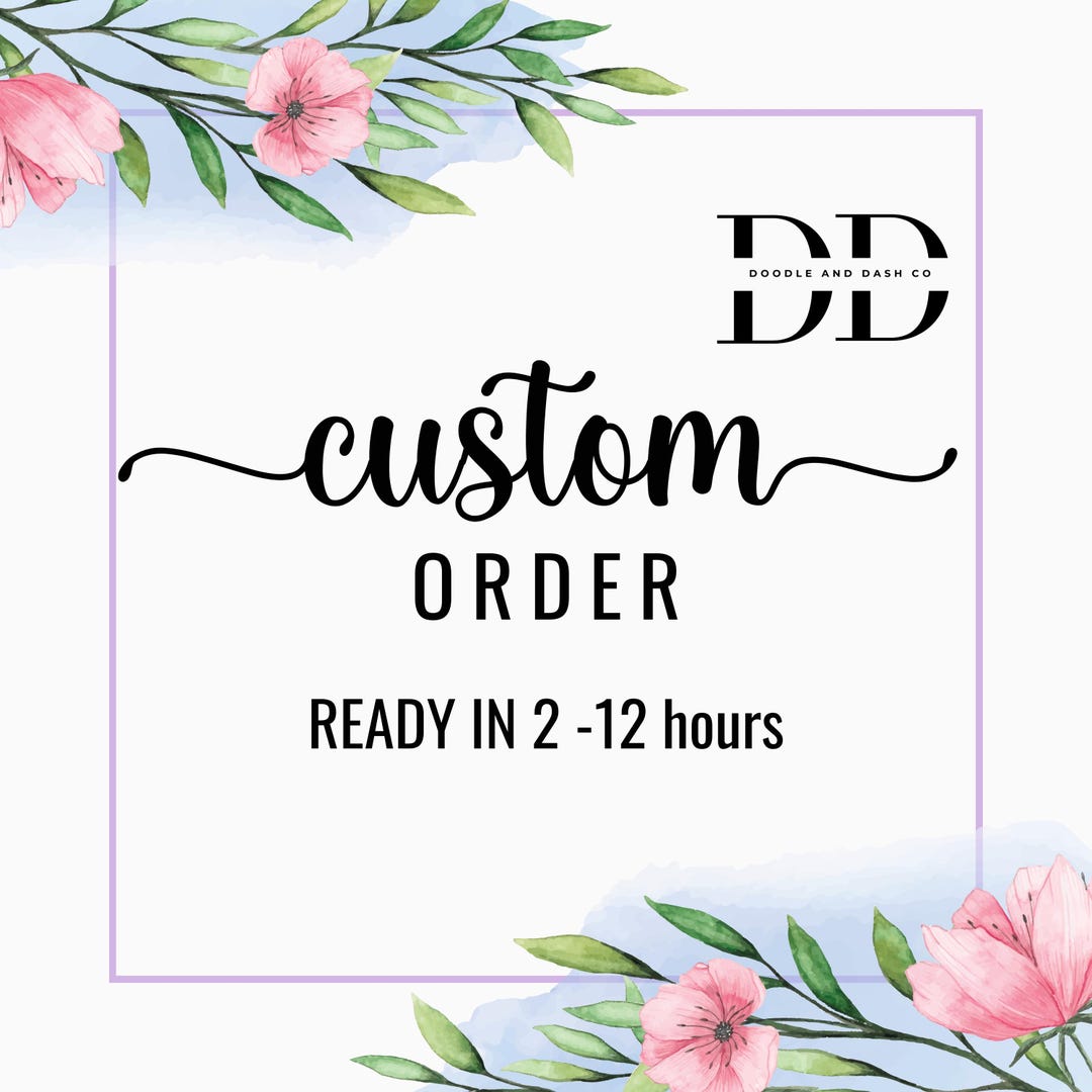 Custom Digital Design | Personalized Template | Made-to-order PDF & JPG ...