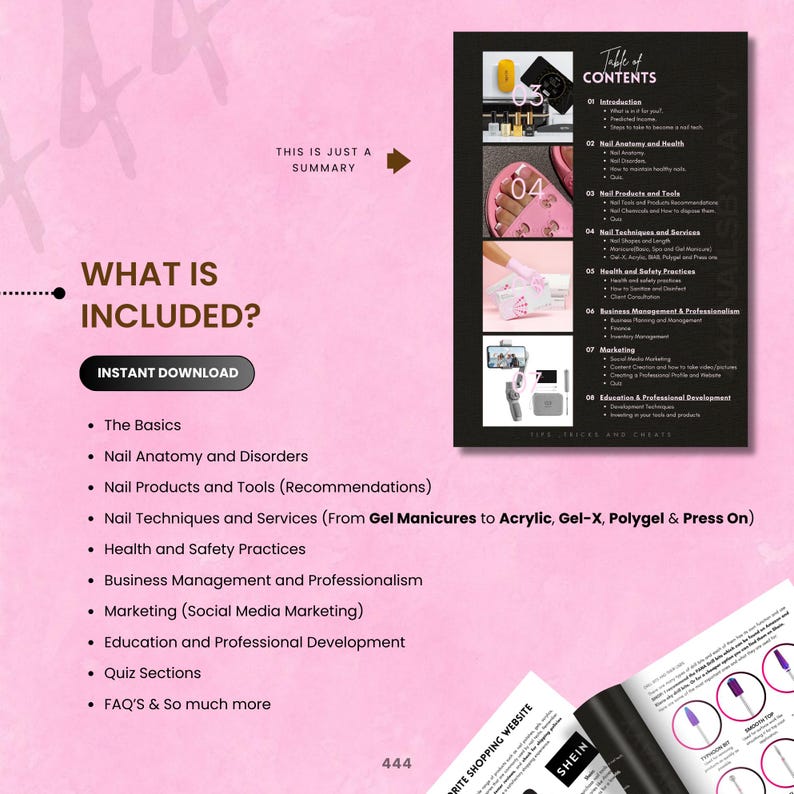 Beginner Nail Tech Ebook | Nail Tech Manual | Nail Manual | Acrylic ...
