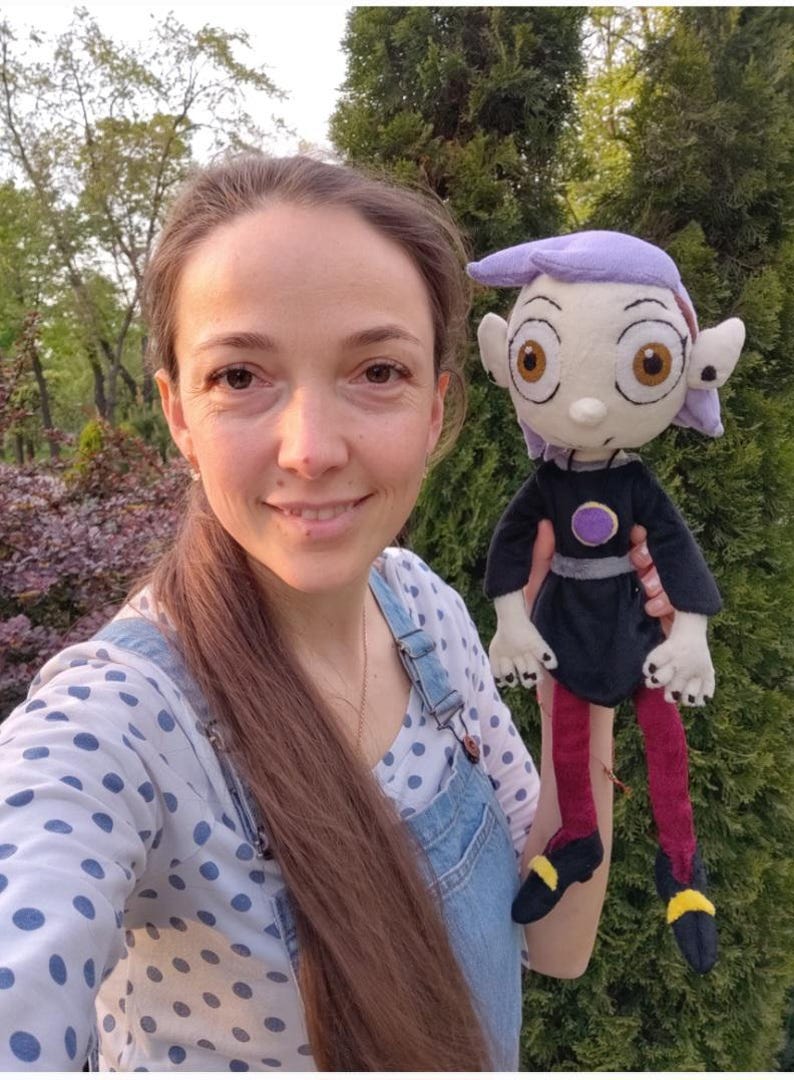 Custom Plush Toy Amity Blight From Own House - Etsy