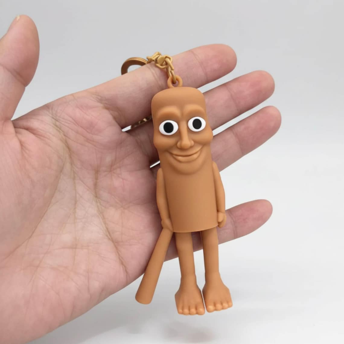 Tung Tung Tung Sahur Keychain – Brainrot Meme Key Ring, Italian Brain ...
